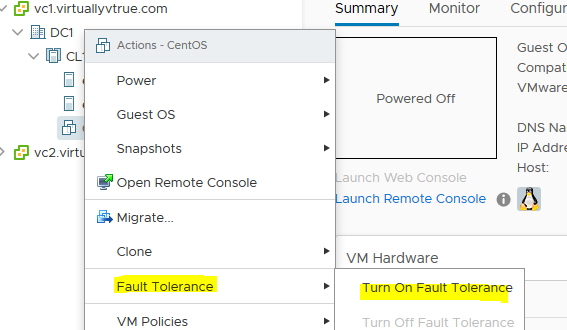 VMware vSphere Fault Tolerance – Details and configuration, The ...