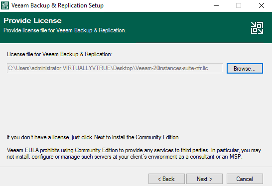 Step By Step Installing Veeam Backup And Replication Virtuallyvtrue