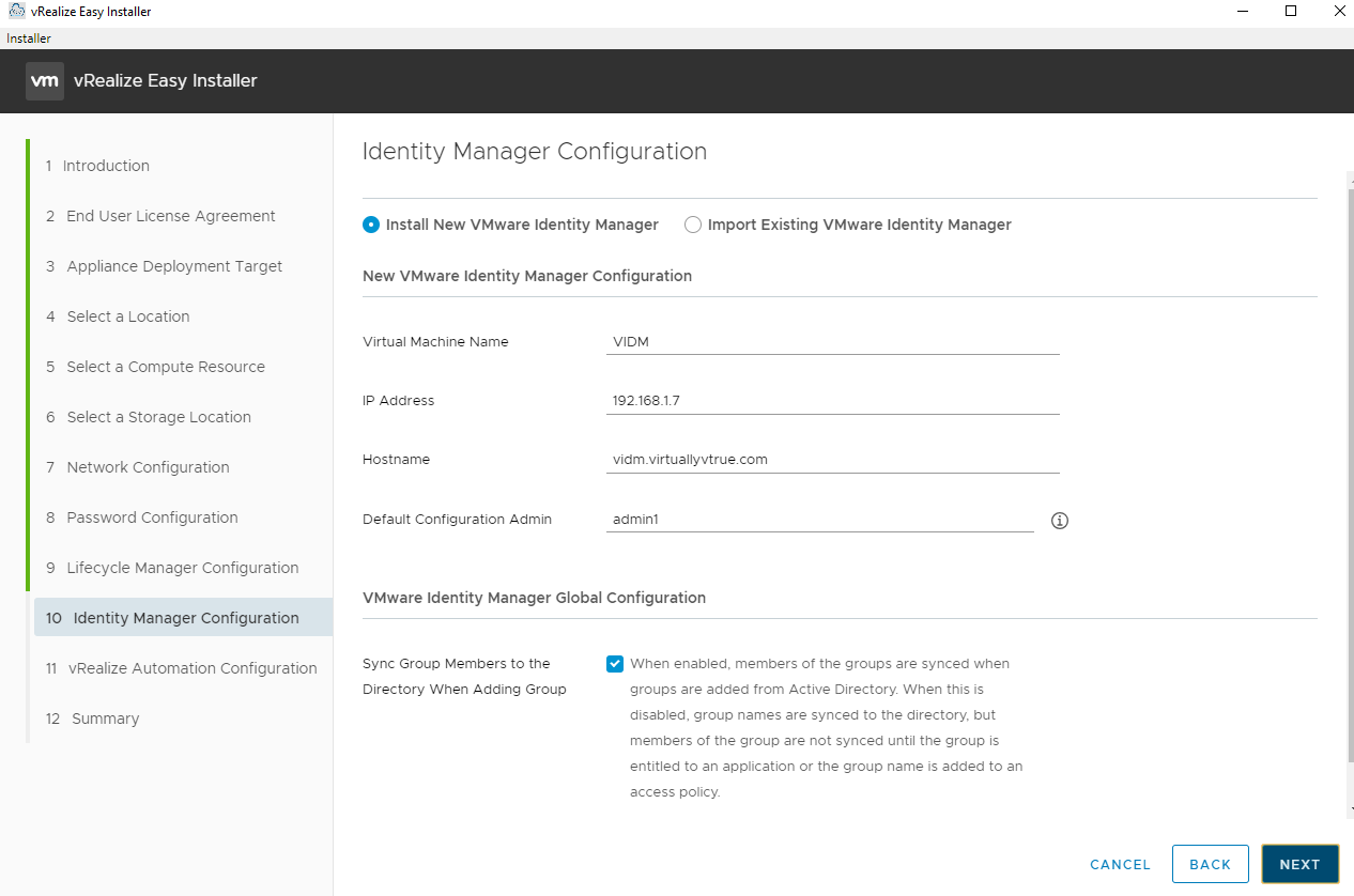 Deploy vRealize Automation 8 with Easy Install – VirtuallyVTrue