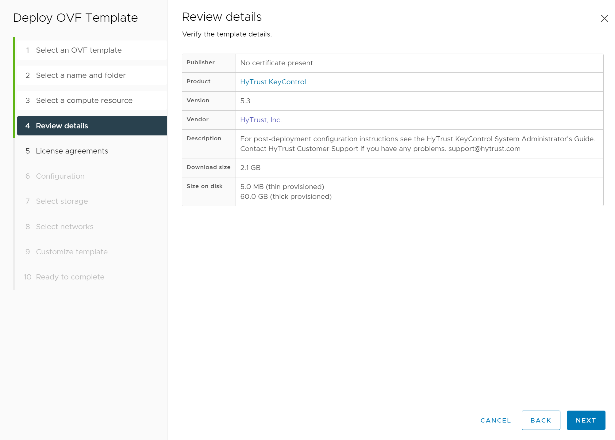 How To Setup Vsphere Encryption Using Hytrust Keycontrol 53 In Vsphere 1320